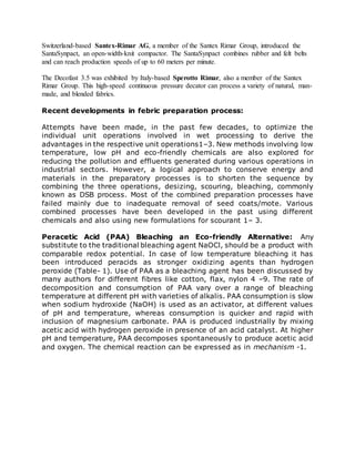 Technological development in wet processing technology | PDF