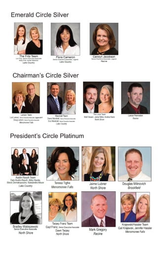 Southeast Wisconsin award winning First Weber agents | PDF