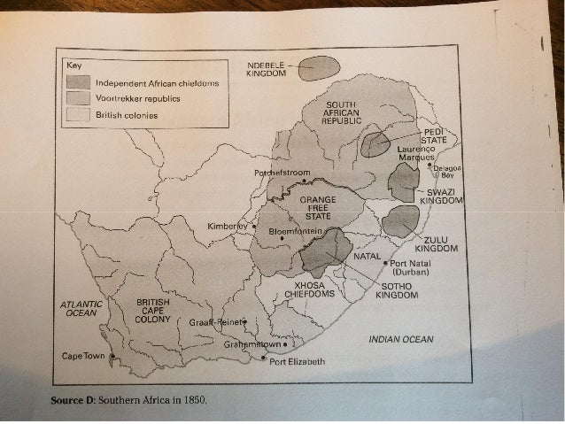 Southern Africa 1750