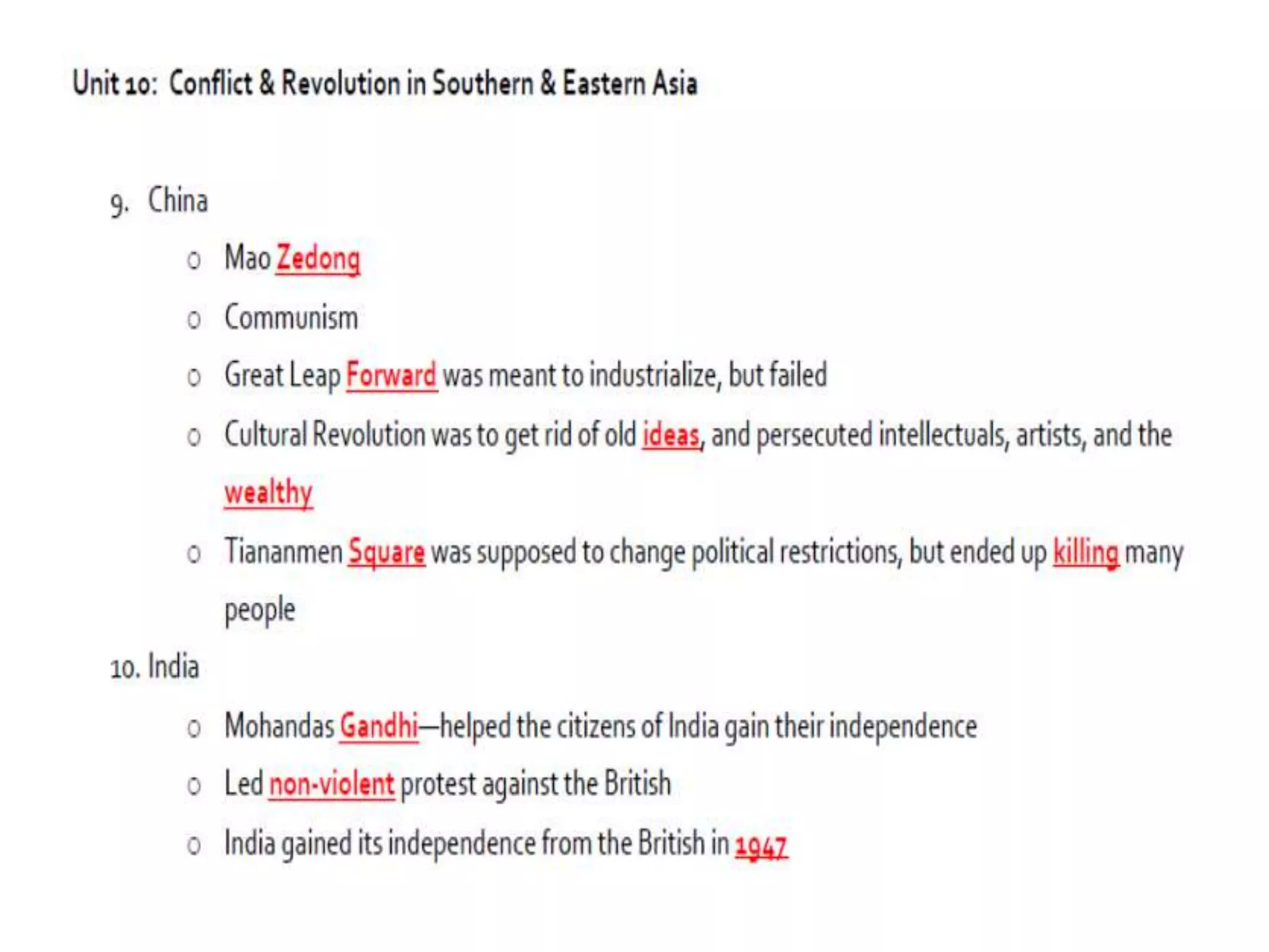 Southern and eastern asia georgia milestones review | PPT