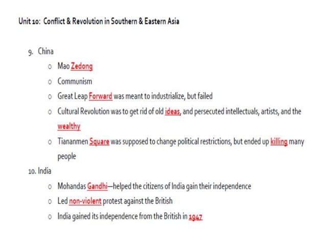 Southern and eastern asia georgia milestones review | PPT