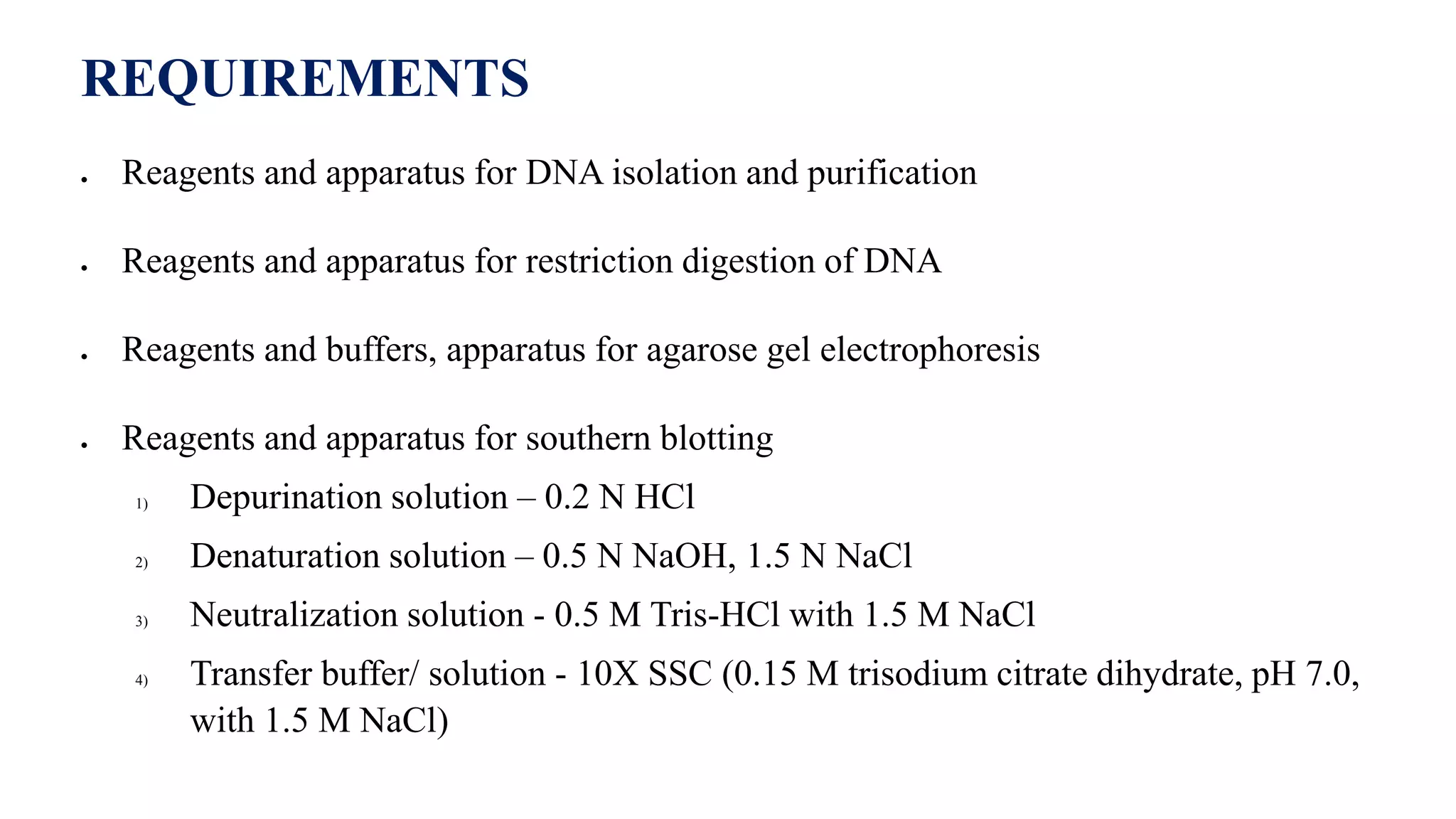 Southern blotting | PPTX