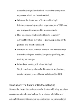 Southern Blotting_ Unlocking the Secrets of DNA Analysis.pdf