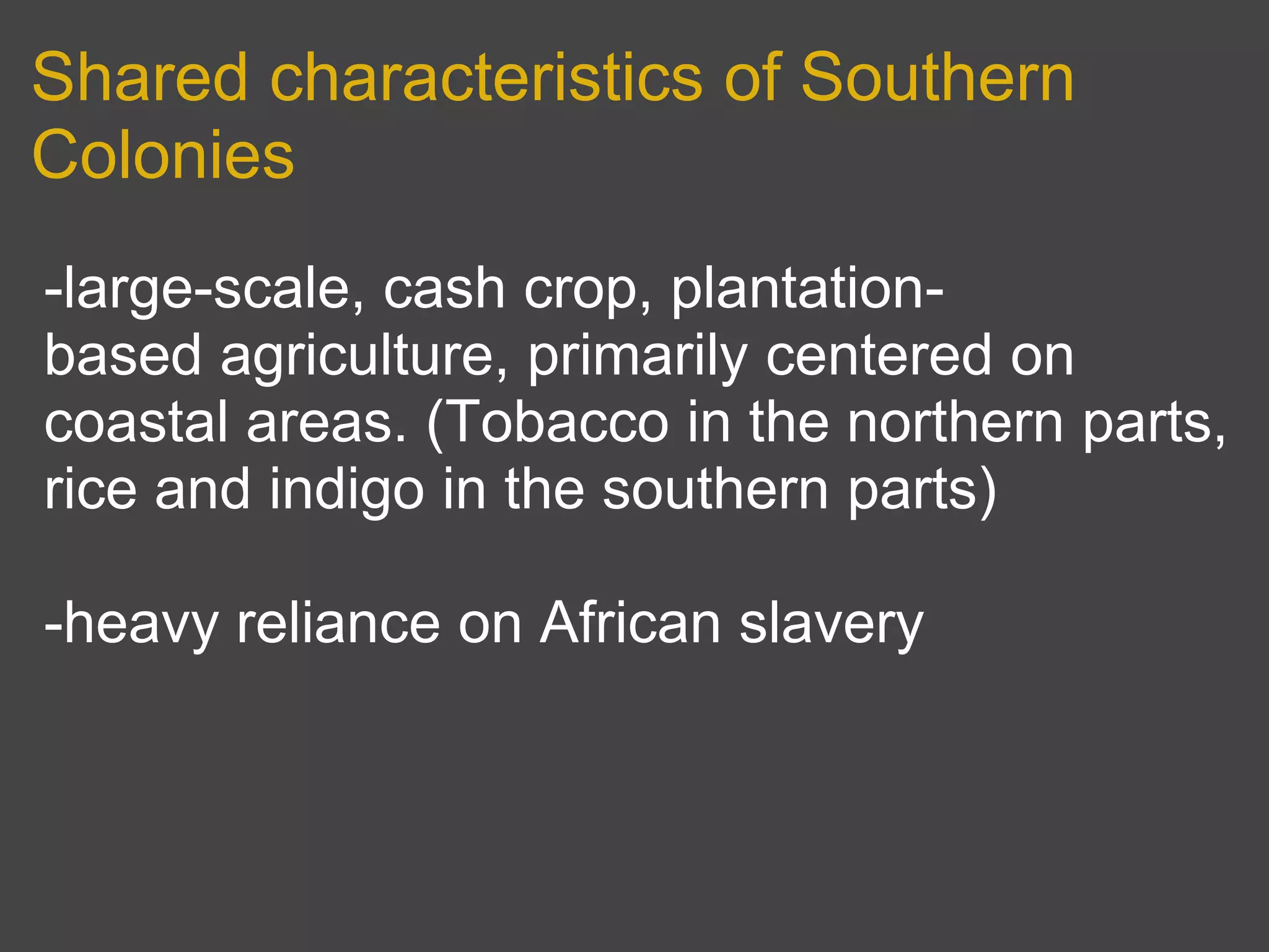 Southern colonies | PPT