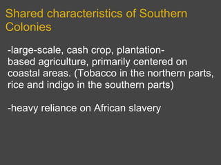 Southern colonies | PPT