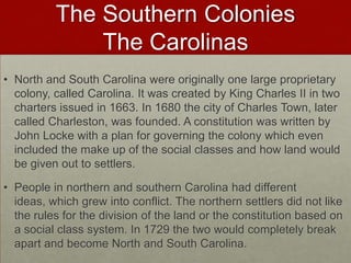 Southern colonies | PPTX