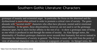Southern Gothic Literature | PPTX