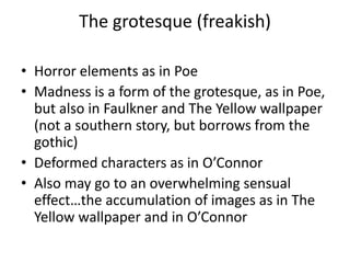 Southern gothic fiction | PPTX