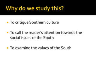 Southern gothic literature | PPTX