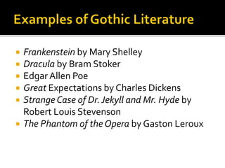 Southern gothic literature | PPTX