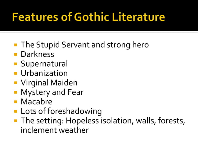Southern gothic literature | PPTX | Fiction | Books and Literature