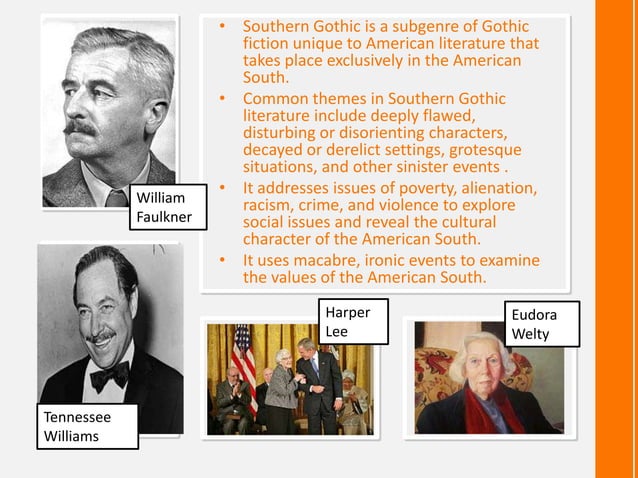 Southern gothic literature | PPTX