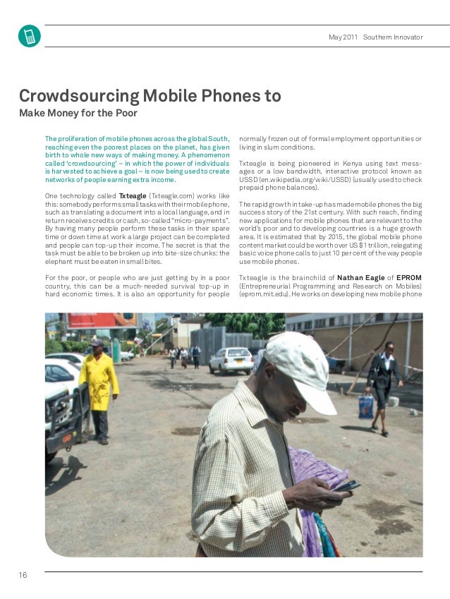 Southern Innovator Magazine Issue 1: Mobile Phones and Information ...