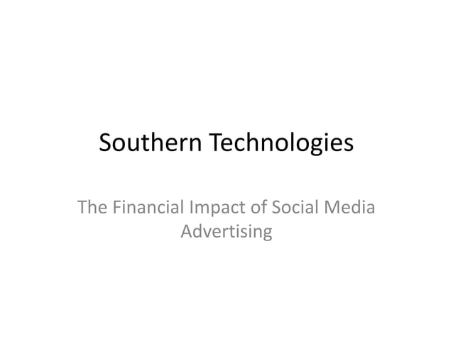 Southern technologies | PPTX