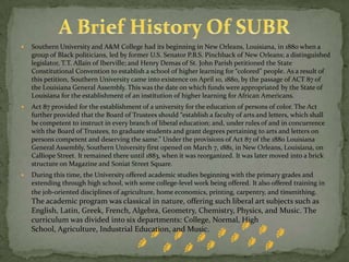 Southern university and a&m college, chadwick bell | PPTX