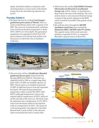 GRC Fieldtrip - Southern Utah Geology & Geothermal Power Plants | PDF