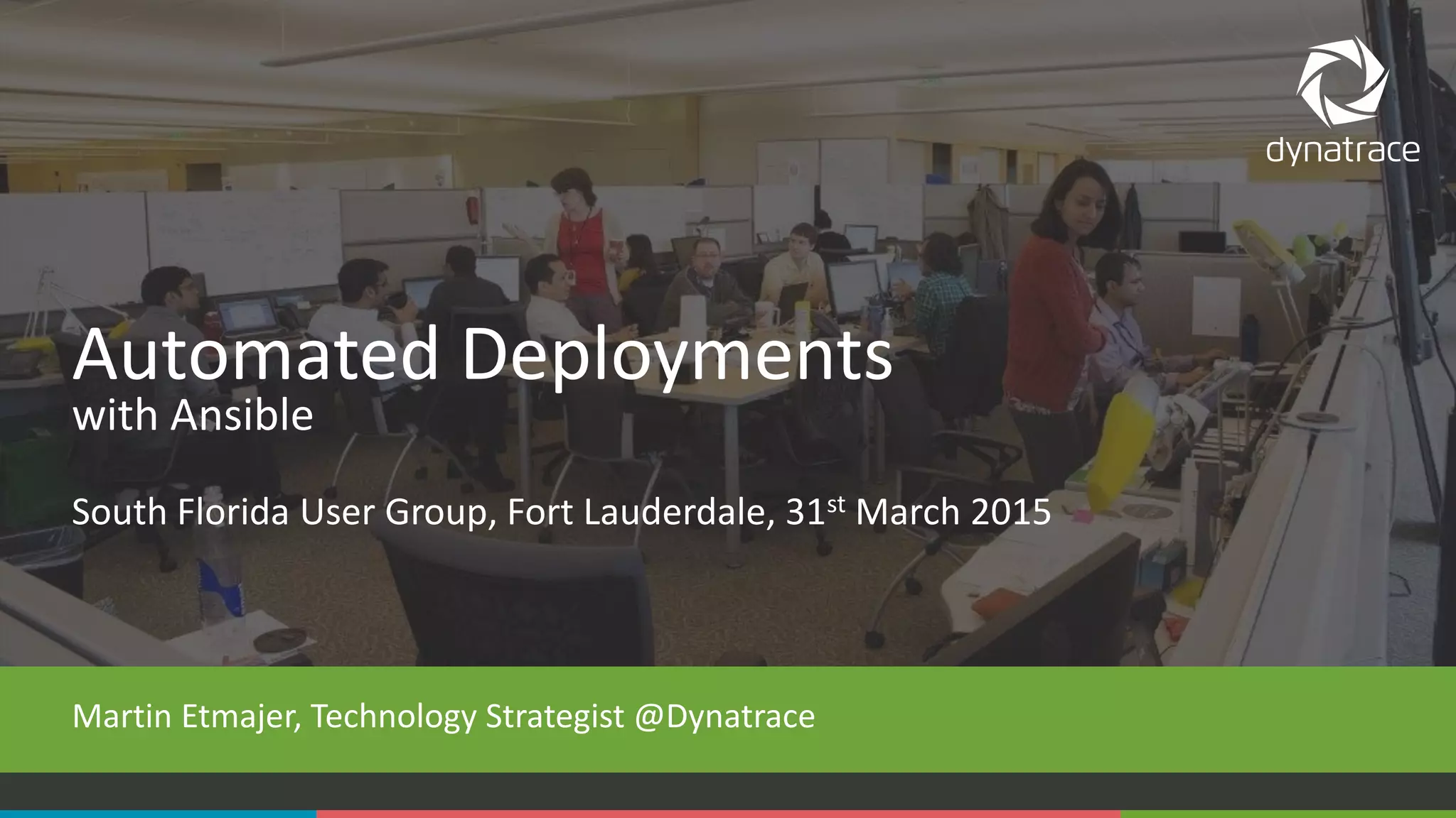 Automated Deployments with Ansible | PPT Automated Deployments with Ansible | PPT