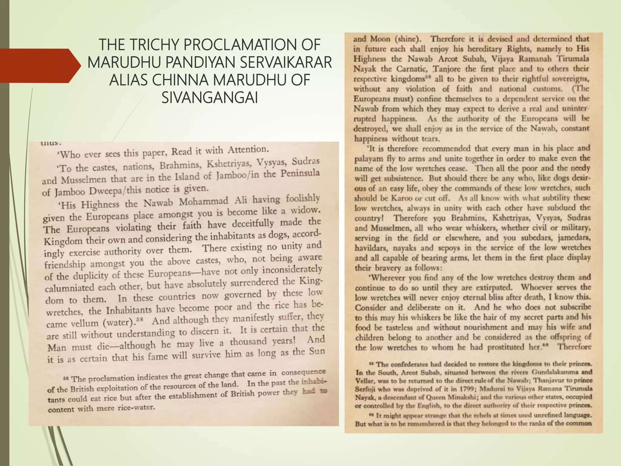 South Indian Rebellion | PPTX