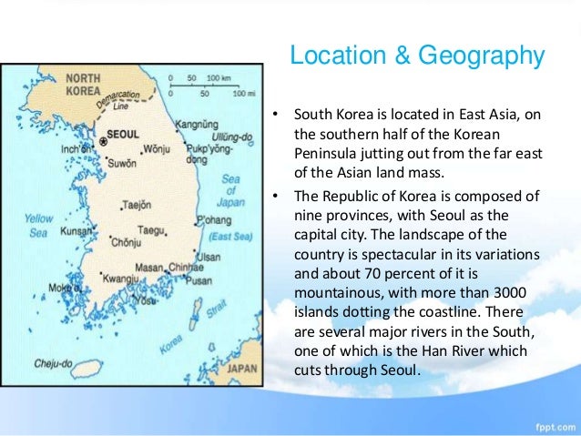 About South Korea Geographic Features