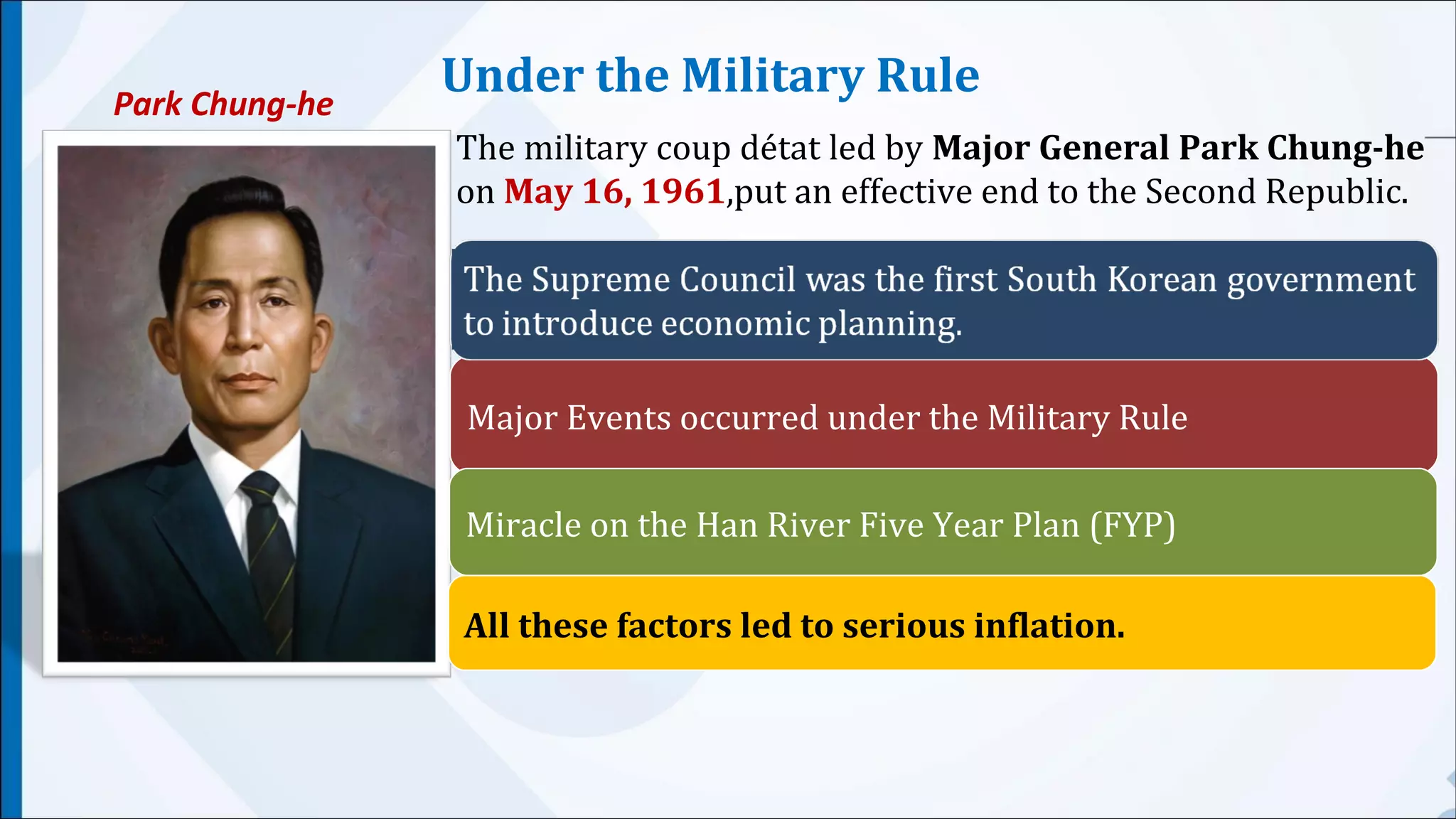 South korea the miracle on the han river | PPT