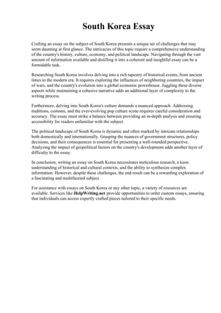 South Korea Essay.pdf
