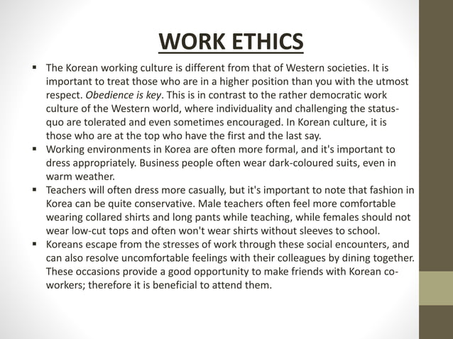 South korea work culture | PPTX