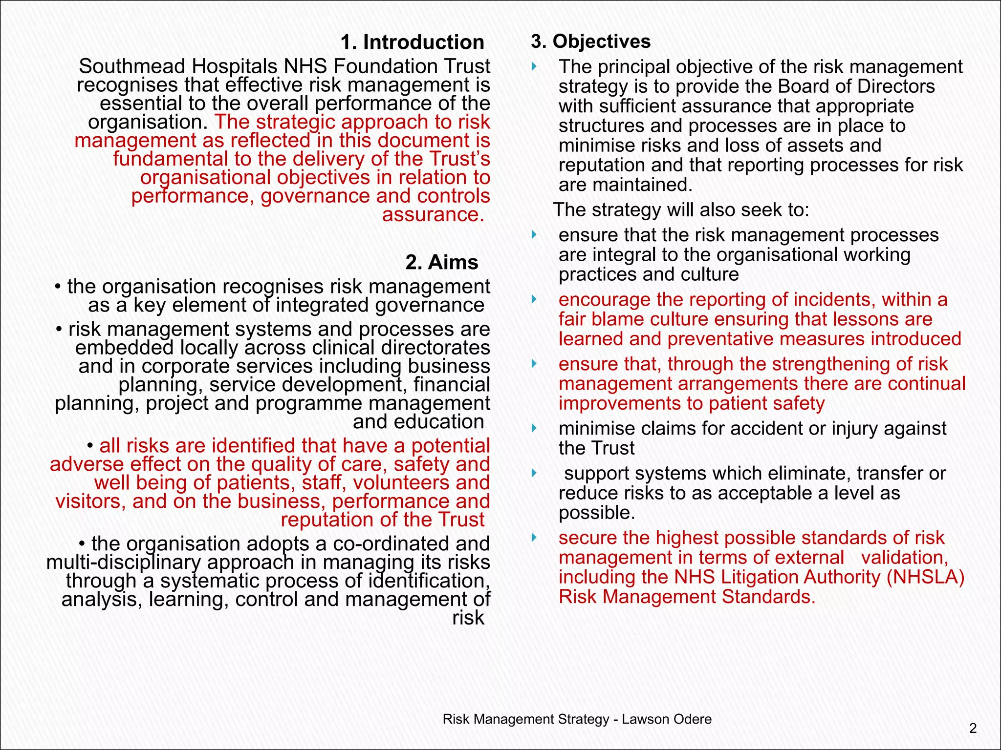 Southmead Hospital Presentation | PPT