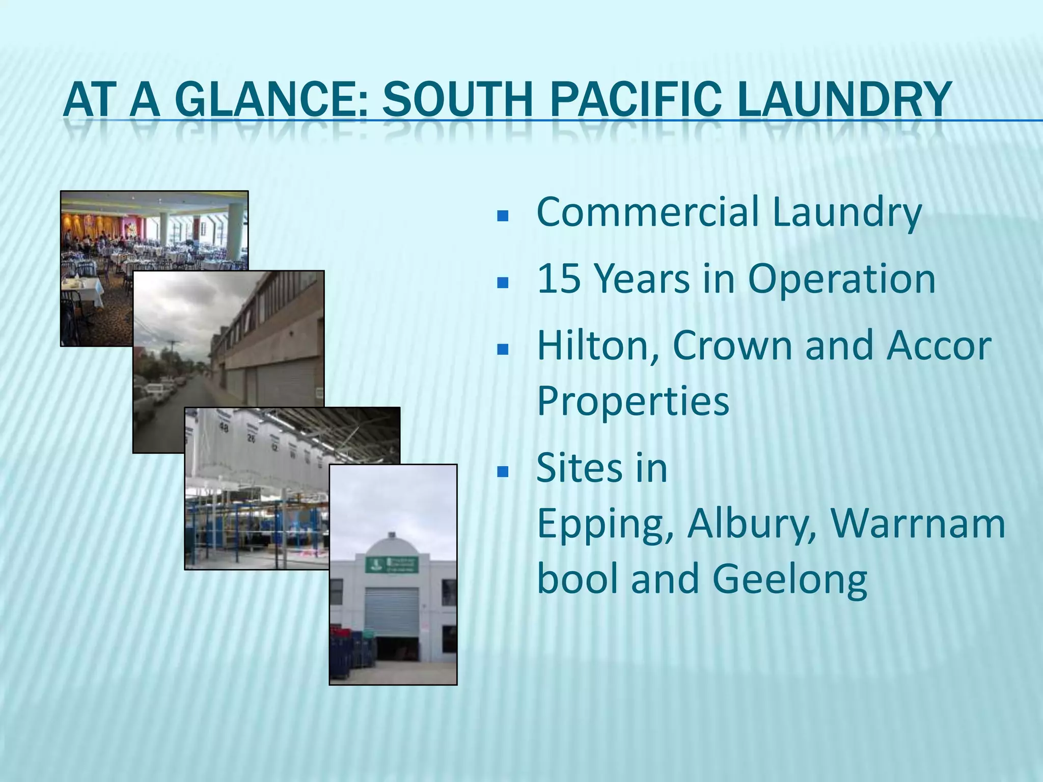 South pacific laundry | PPTX