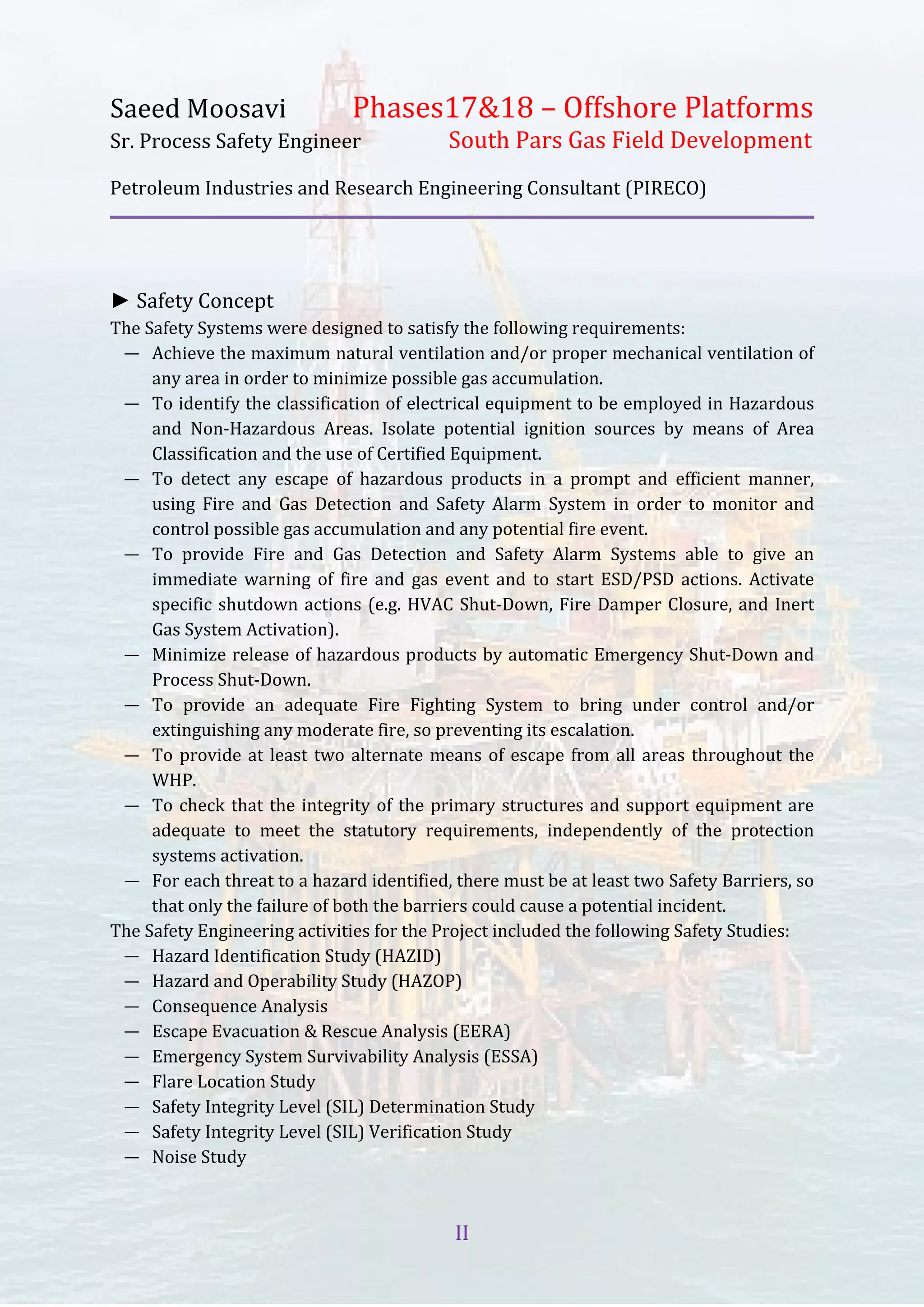 South Pars Gas Field Development ~ Phases 17/18 Project - Offshore ...