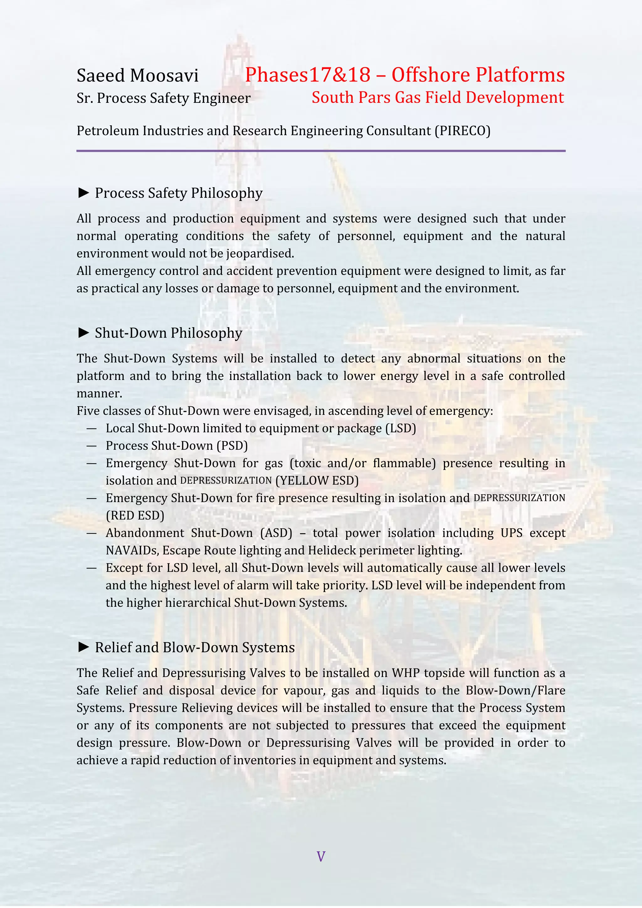 South Pars Gas Field Development ~ Phases 17/18 Project - Offshore ...