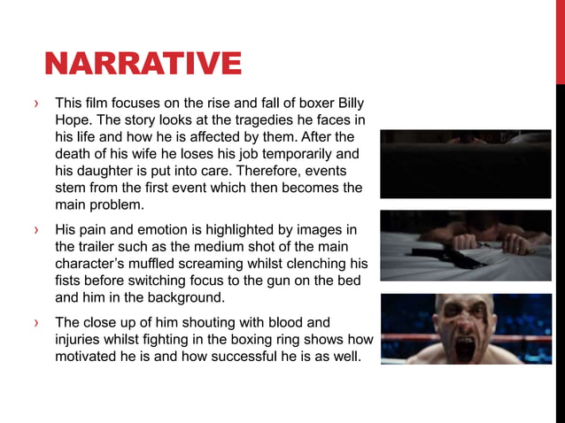 Southpaw Trailer Close Analysis | PPTX