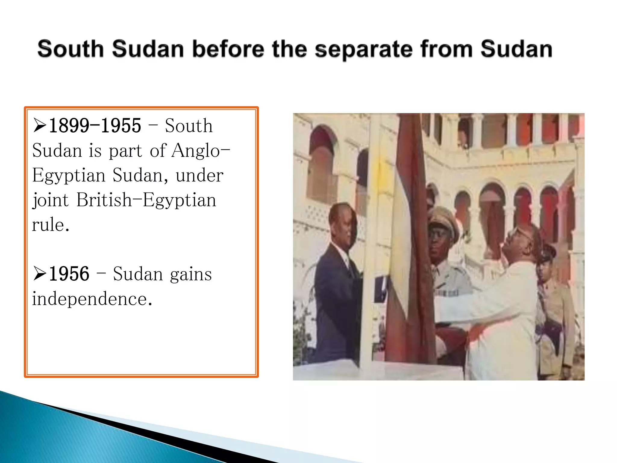The Timeline of South Sudan | PPTX