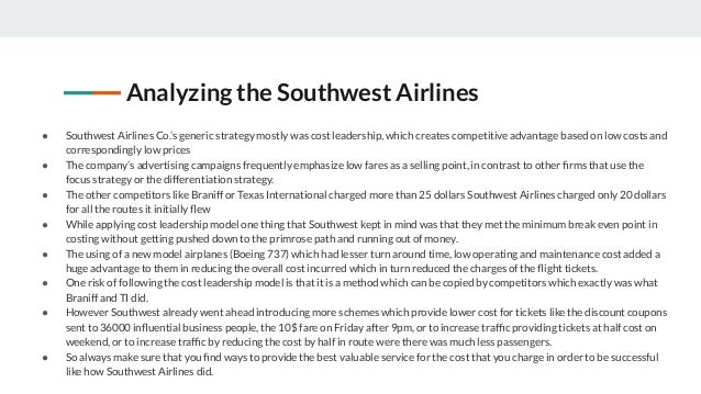Southwest Airlines | HBR Case | PDF