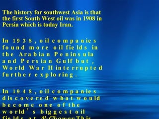 South West Asia | PPT