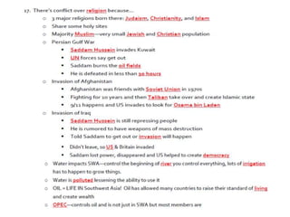 Southwest asia georgia milestones review | PPTX