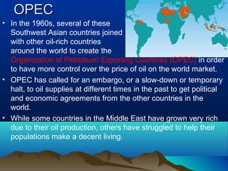 Southwest asia natural resources | PPT