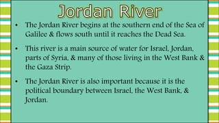 Southwest Asia Rivers and Seas | PPTX