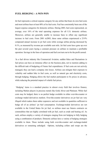Southwest Airlines- Fuel Hedging Case Analysis | PDF