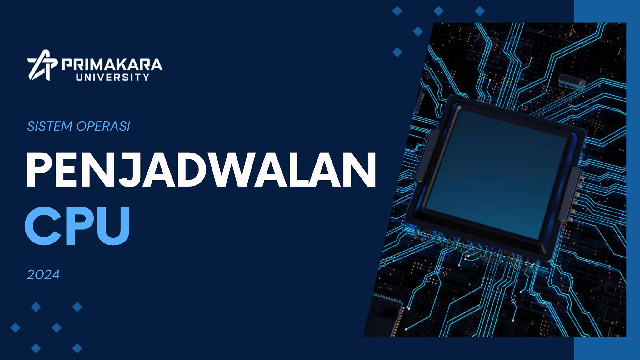 Materi Penjadwalan CPU & Algoritma Penjadwalan CPU | PPTX