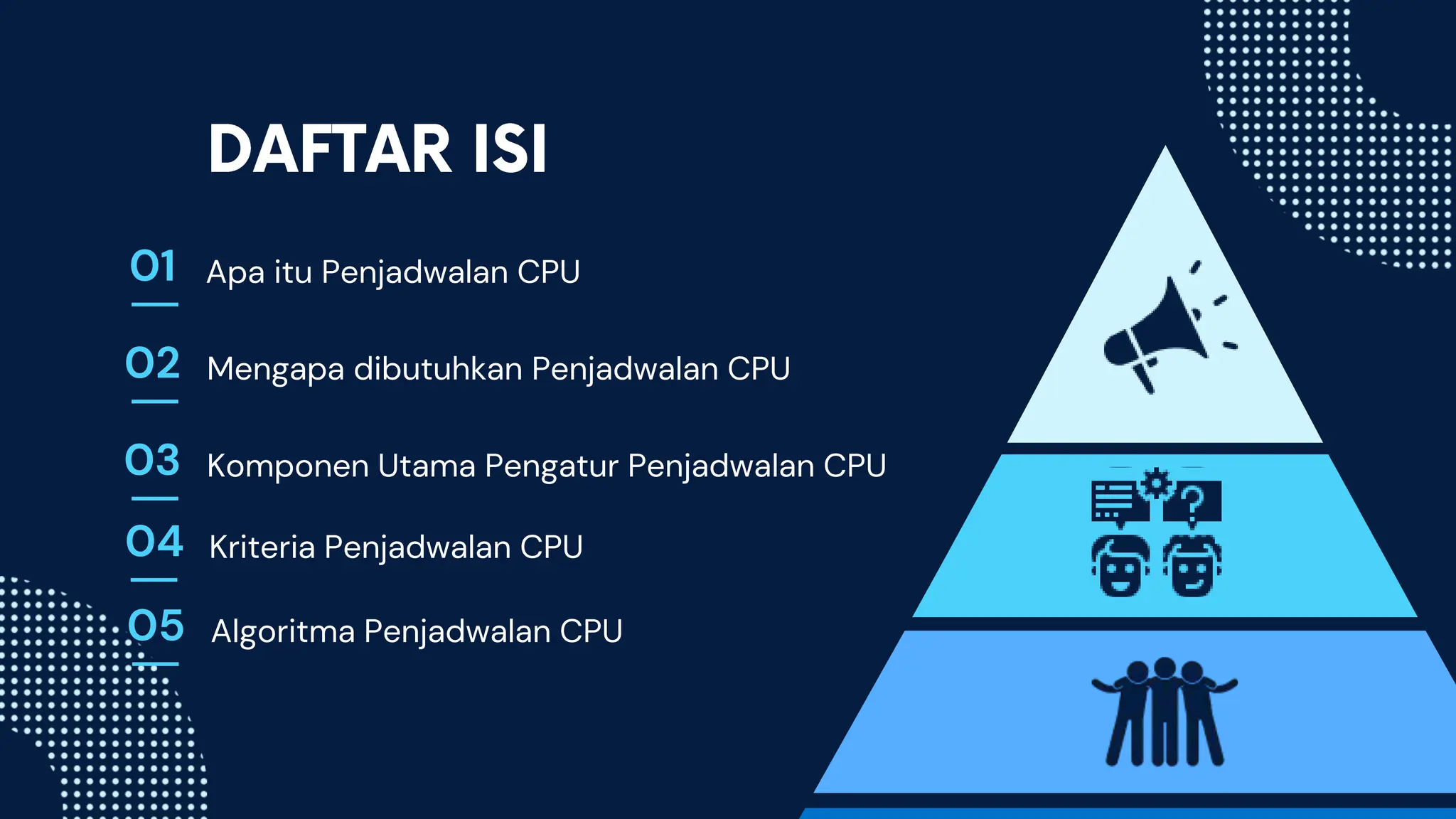 Materi Penjadwalan CPU & Algoritma Penjadwalan CPU | PPTX