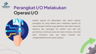 Sistem Informasi Manajemen input dan output | PPTX
