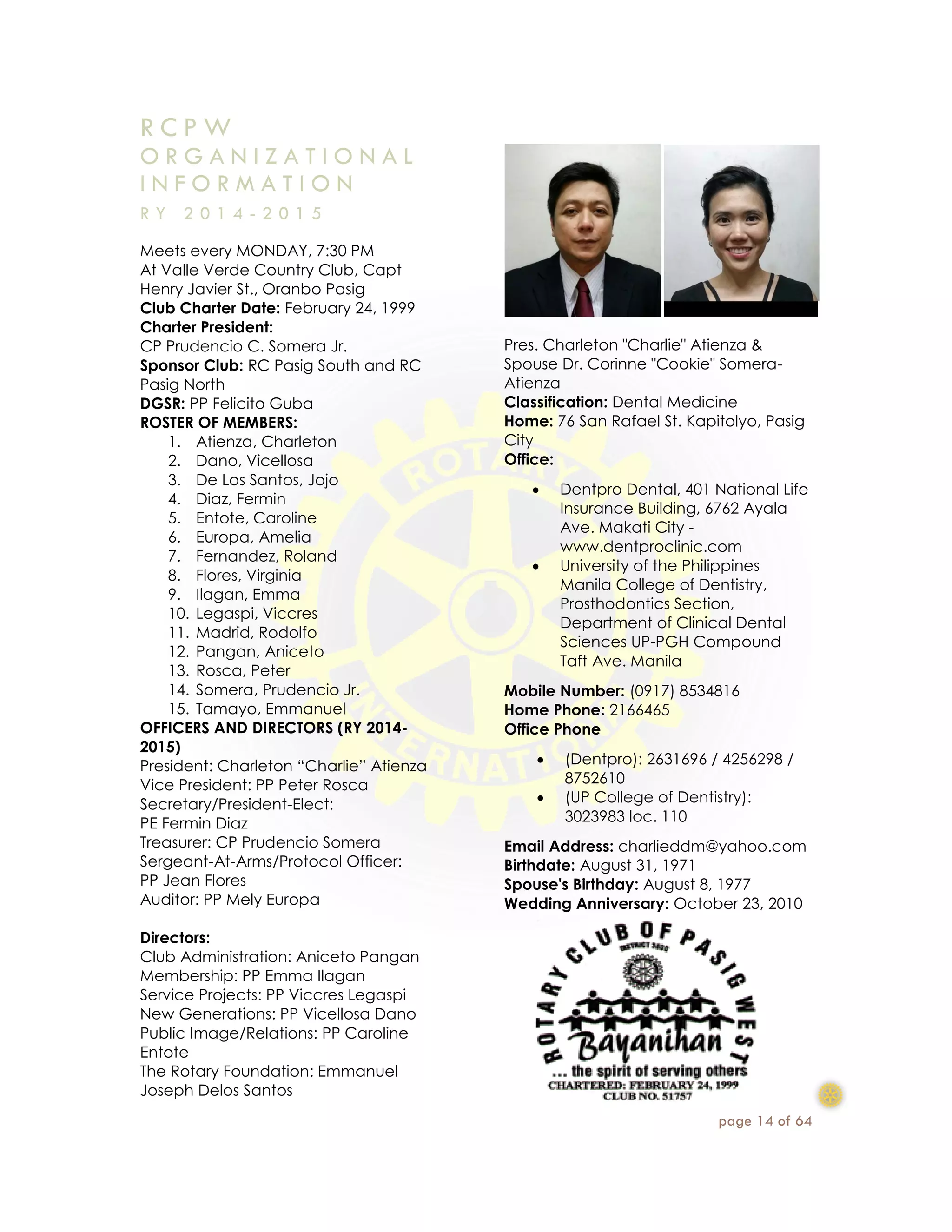 17th Handover and Induction Ceremonnies Souvenir Program | PDF