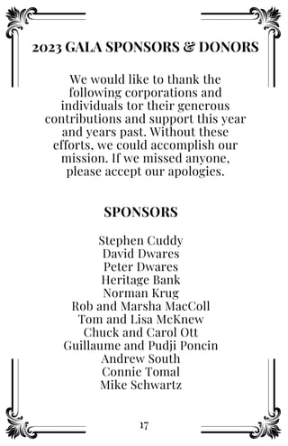 PFK Gala 2023 - Souvenir Program Booklet | PDF