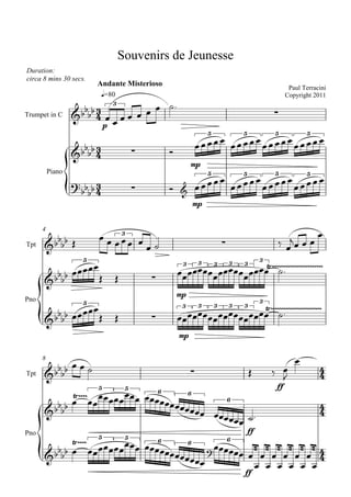 Souvenirs de jeunesse | PDF
