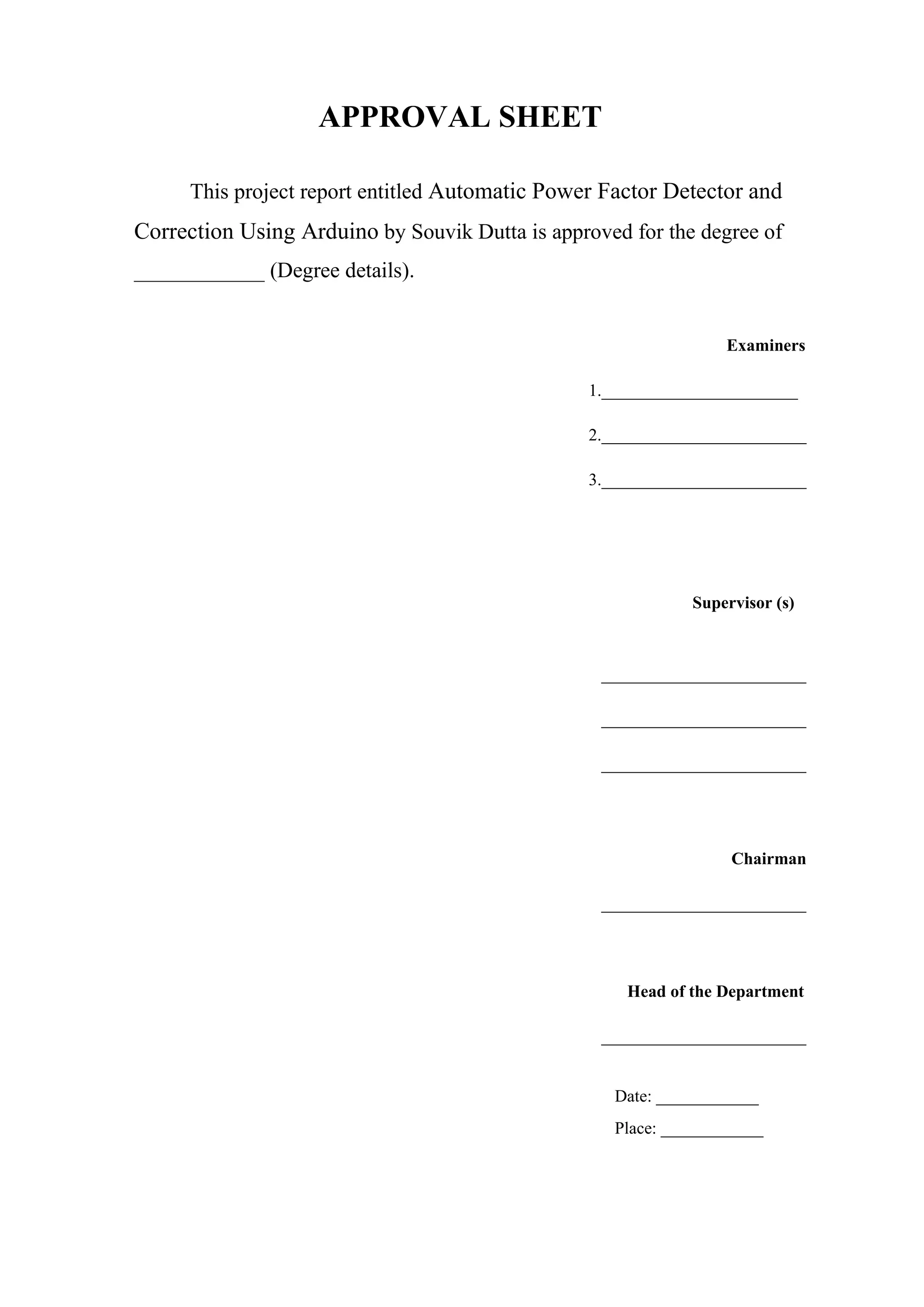 Automatic Power Factor Detection And Correction using Arduino | PDF