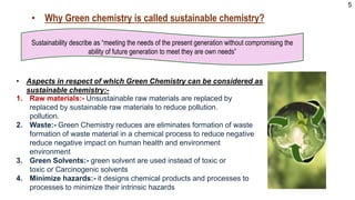 Souvik Jana, 6th Semester Presentation On Green Chemistry.pptx