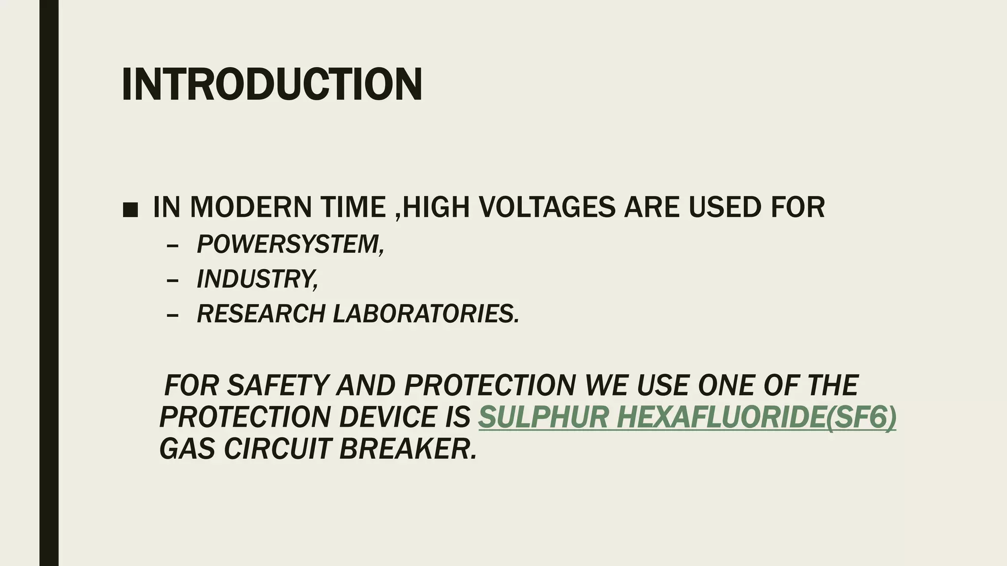 sf6 circuit breaker | PPTX