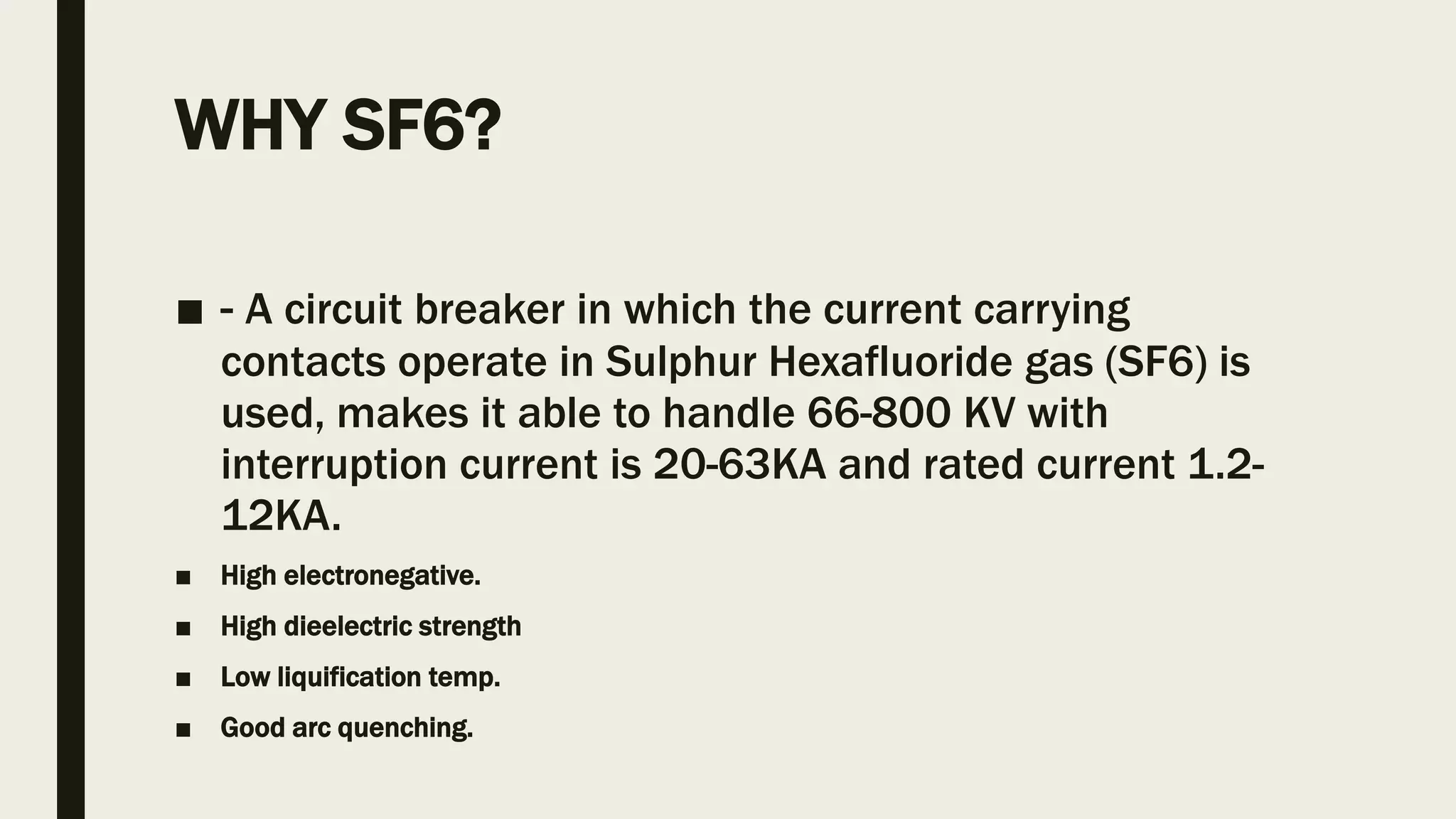 sf6 circuit breaker | PPTX