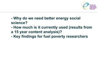 Research trends in energy studies and insights about energy and society ...