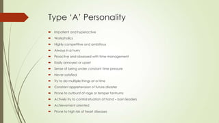 Personality characteristics in organizations | PPTX